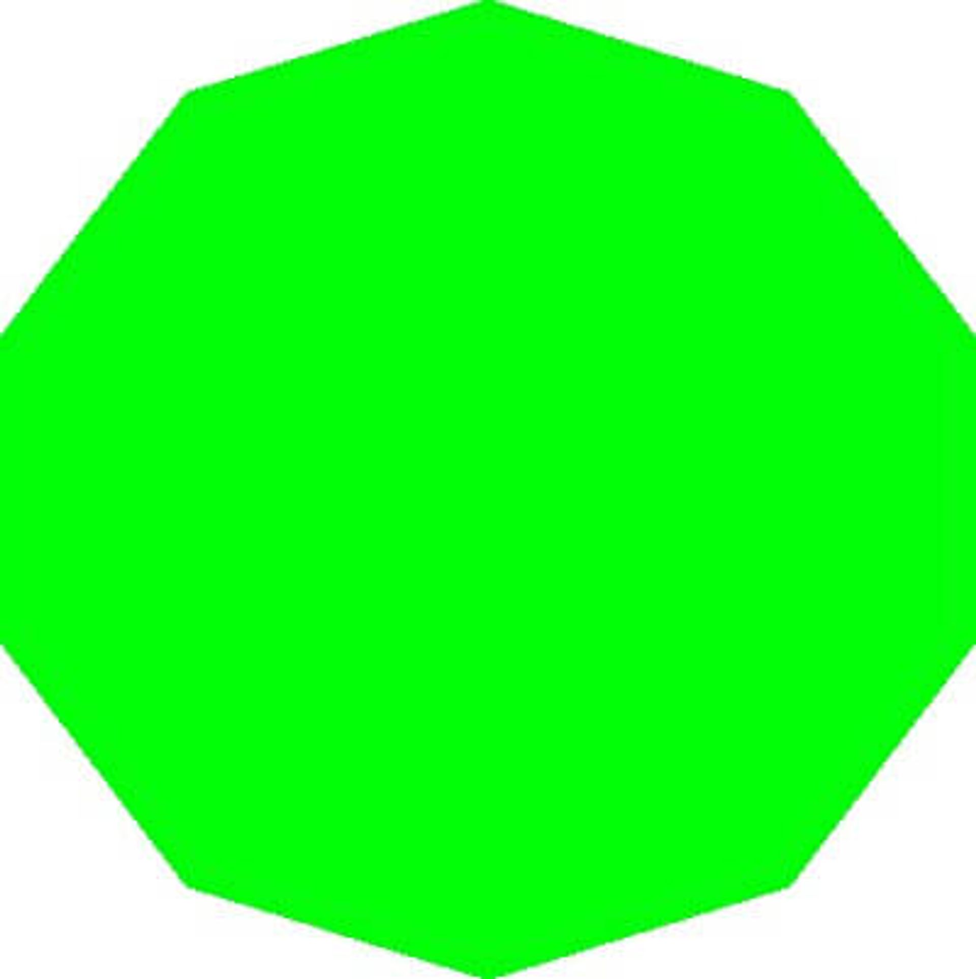El decágono, la figura geométrica de 10 lados - pasalo.es