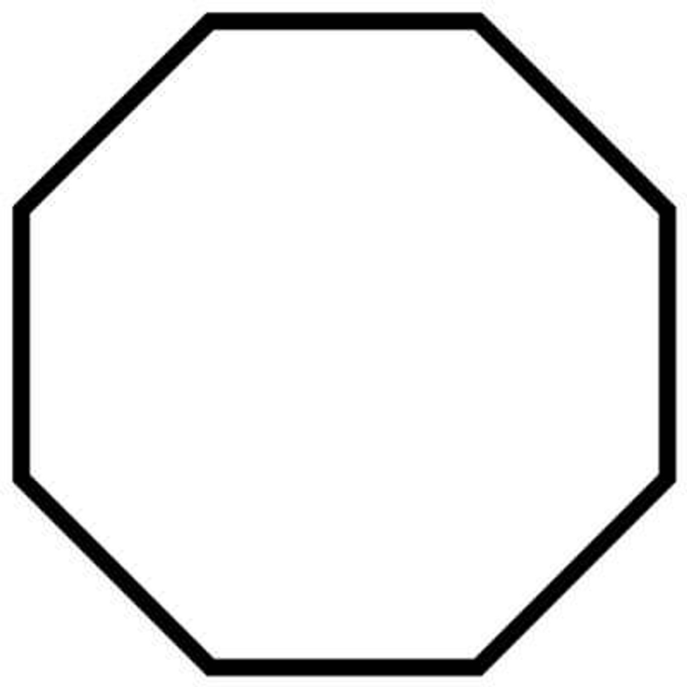 Octágono: ángulos, fórmula del área y del perímetro - pasalo.es