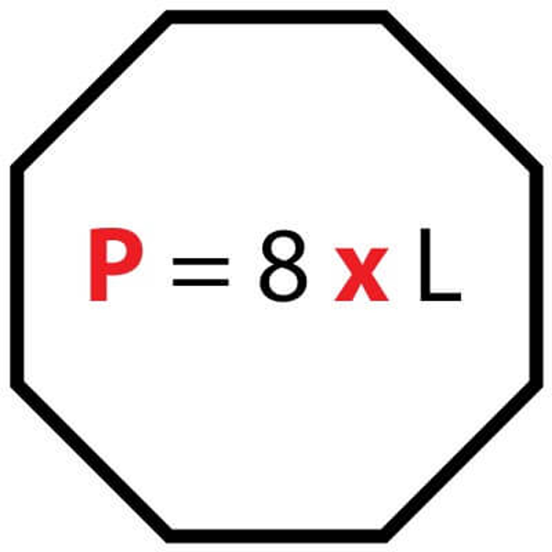 Octágono: ángulos, fórmula del área y del perímetro - pasalo.es